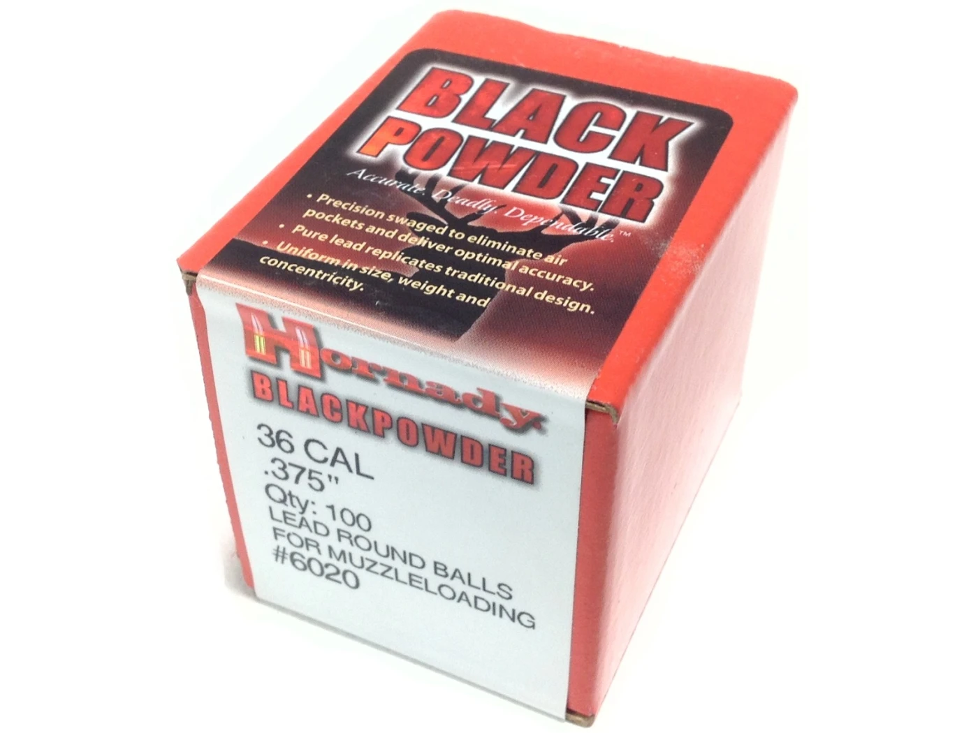 Hornady .36 Cal (.375) Lead Round Ball - 6020 | The Countryman Of Derby