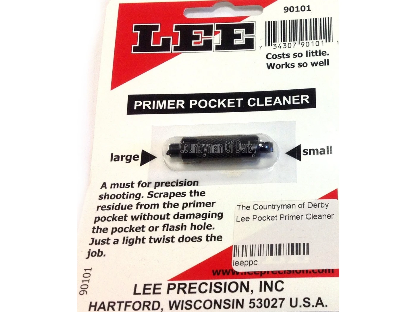 Lee Primer Pocket Cleaner For Small & Large Primer Pockets -90101 | The ...