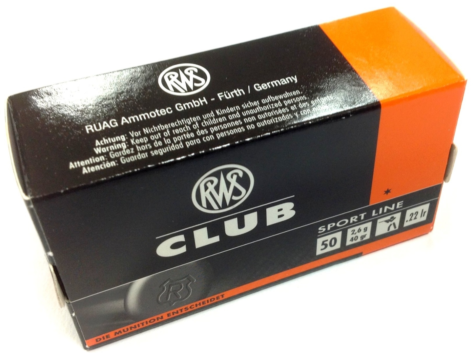 RWS .22 LR 40 Grain Club Ammunition For Sale | The Countryman Of Derby UK