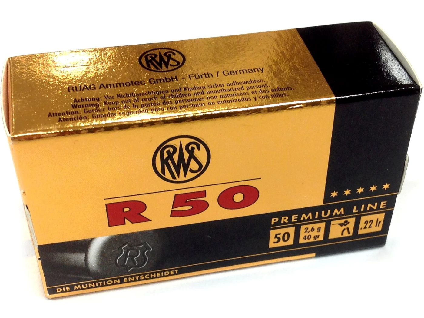 RWS .22 LR 40gr R50 Premium Ammunition | The Countryman Of Derby