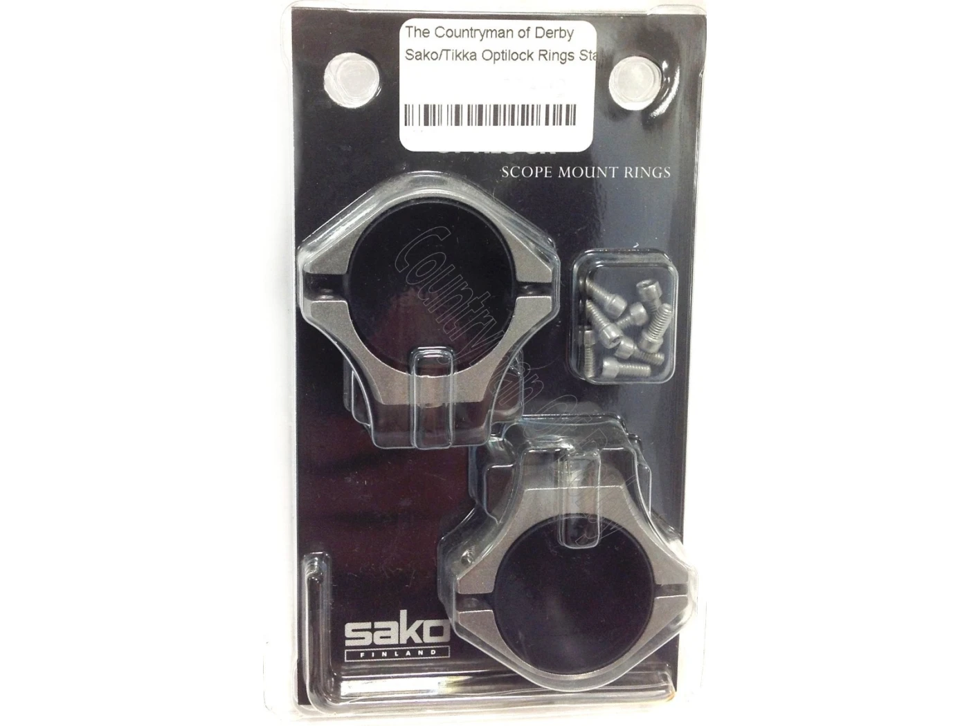 Sako & Tikka 1" Inch Optilock Stainless Rings | The Countryman Of Derby