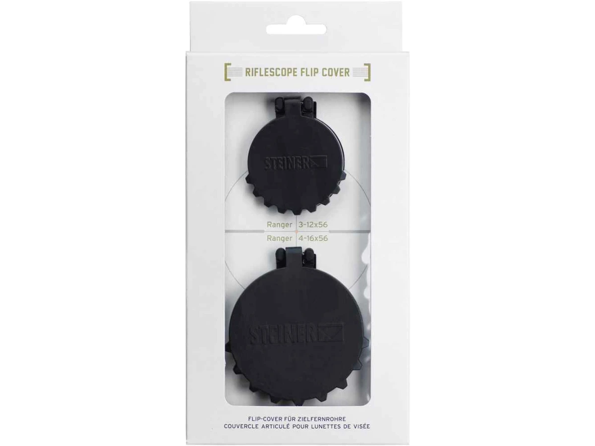 Steiner Flip Up Lens Covers To Fit Steiner Ranger 56mm Rifle Scope ...