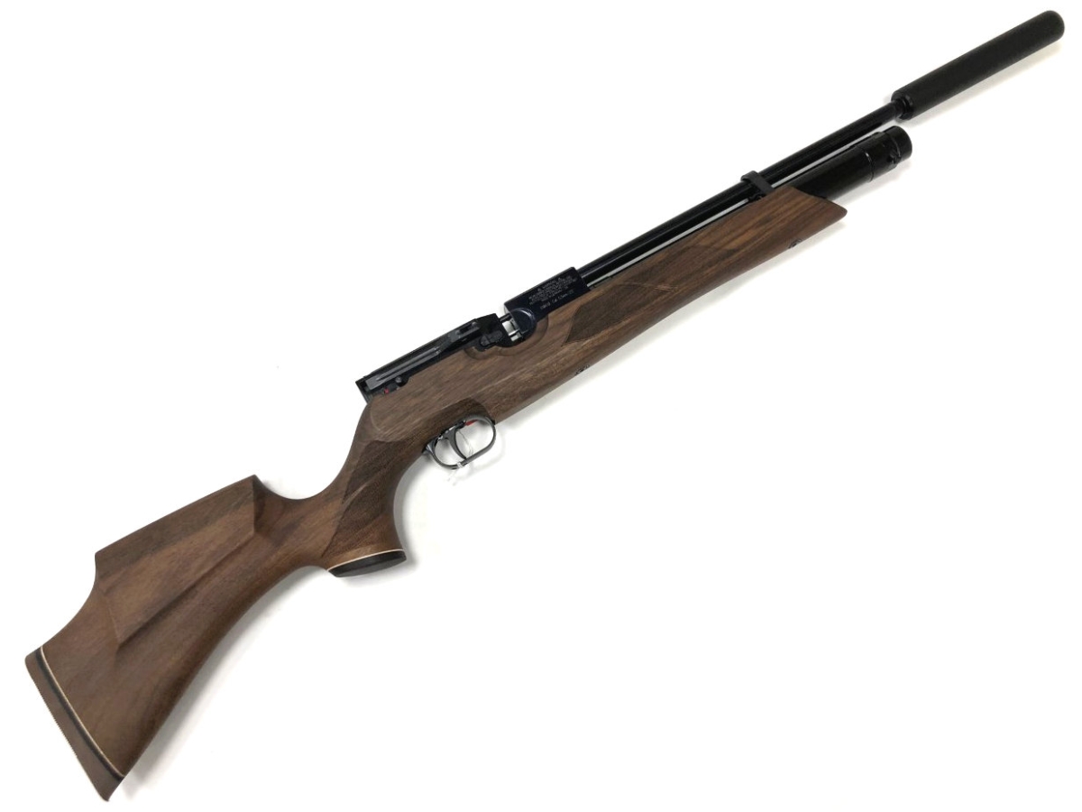 Weihrauch Hw100 S 22 Pre Charged Walnut Sporter Air Rifle The